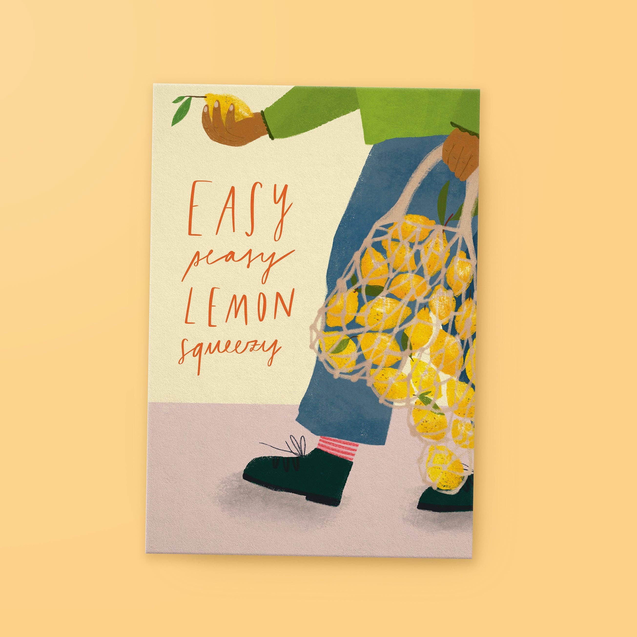 Postkarte Lemon Squeezy – Graphic Jam
